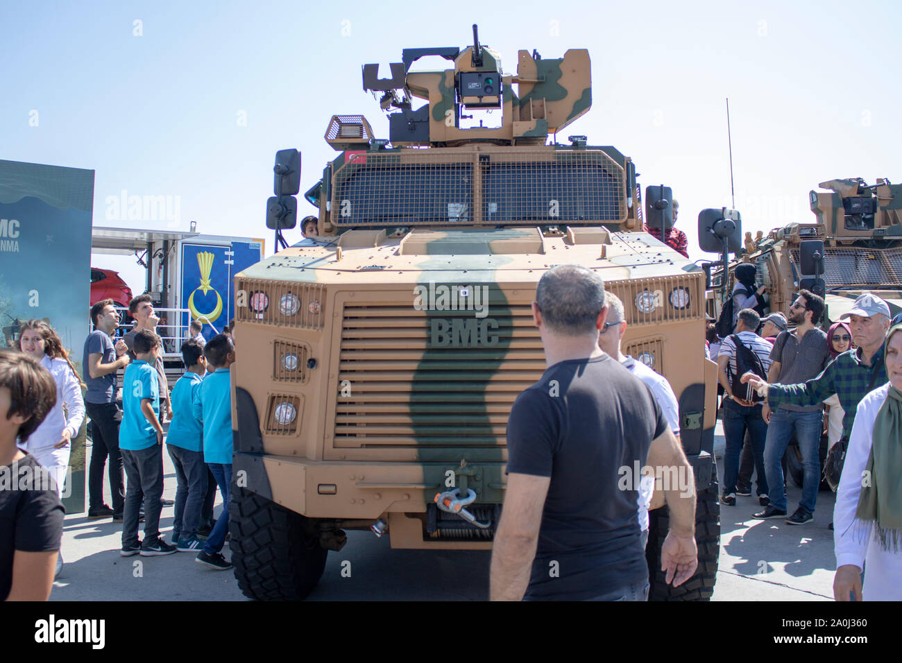 Istanbul, Turkey - September-18,2019: Turkish ground forces remote ...