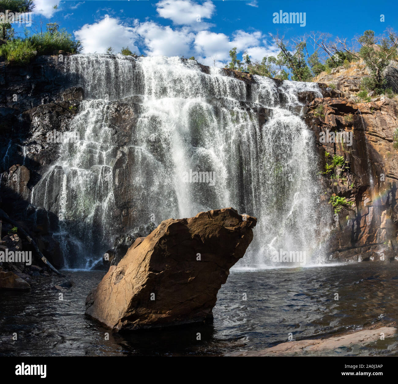 MacKenzie Waterfalls in the Grampians region of Victoria, Australia ...