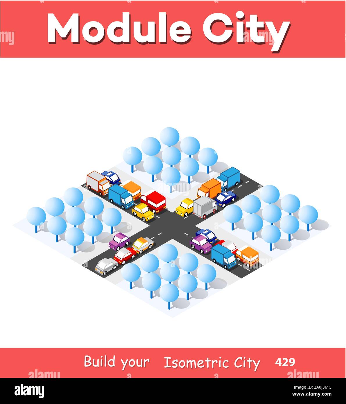 Roundabout top view Stock Vector Images - Alamy