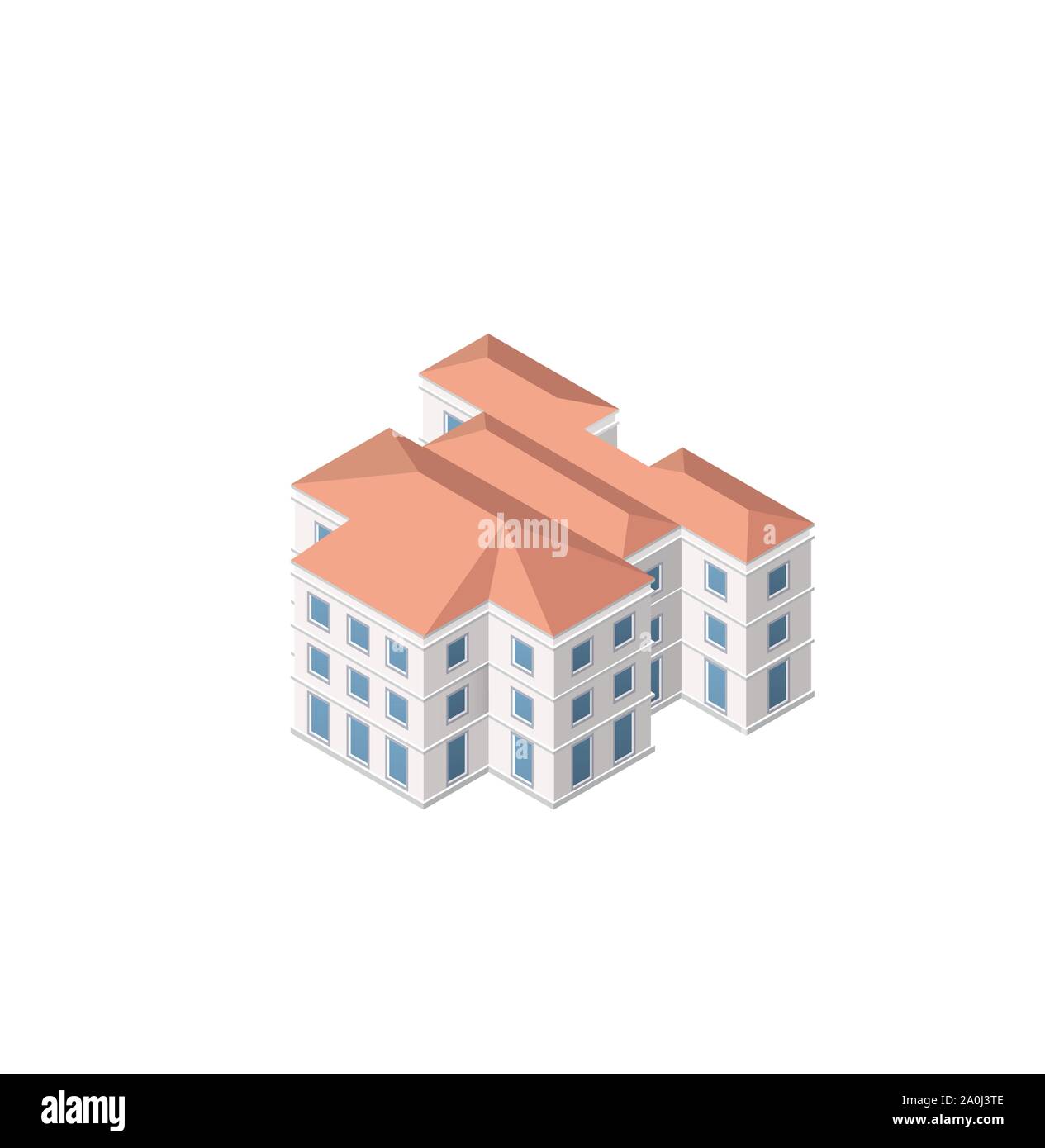 Smart apartment block Stock Vector Images - Alamy