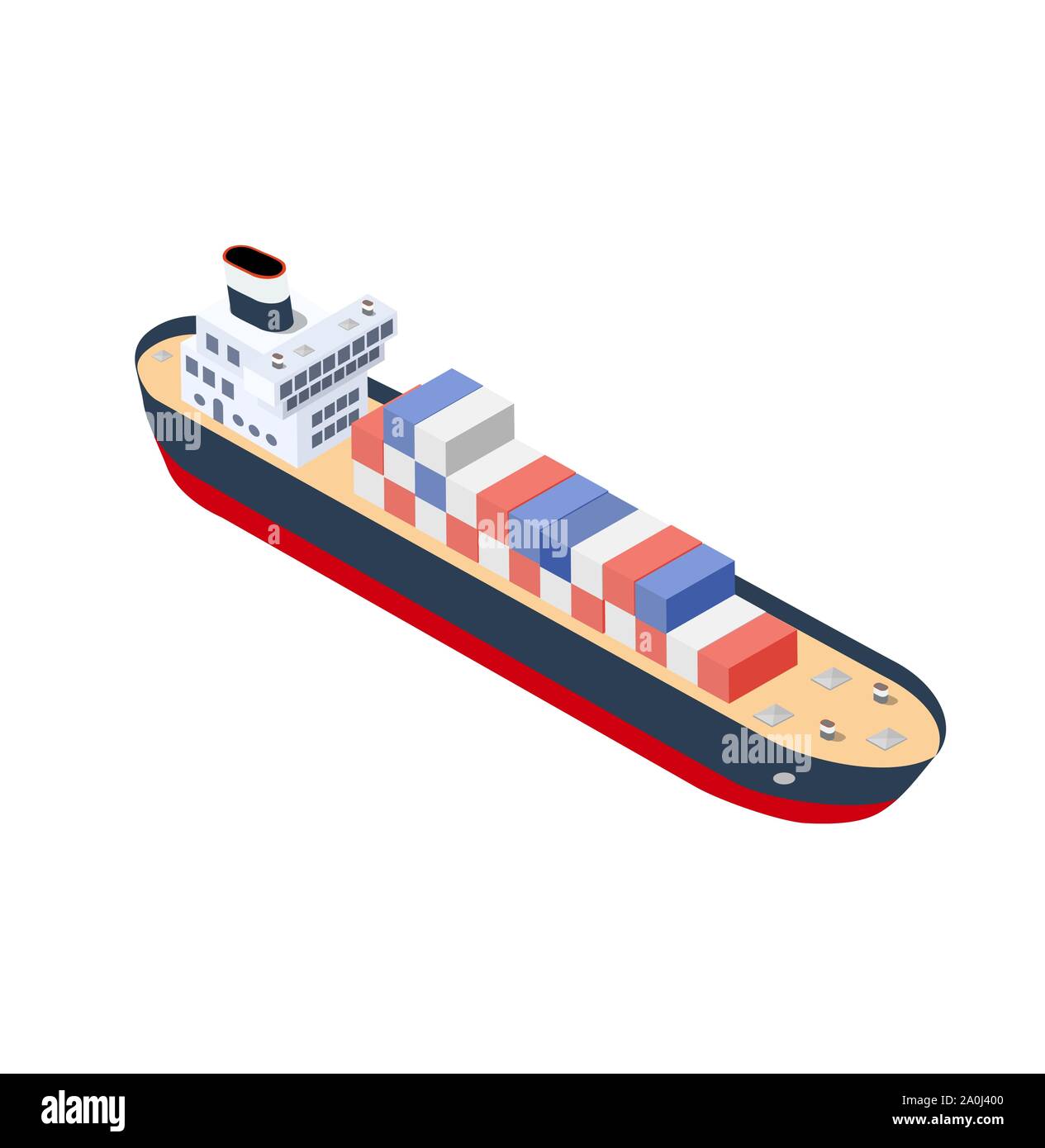 Isometric ship container Stock Vector Image & Art - Alamy