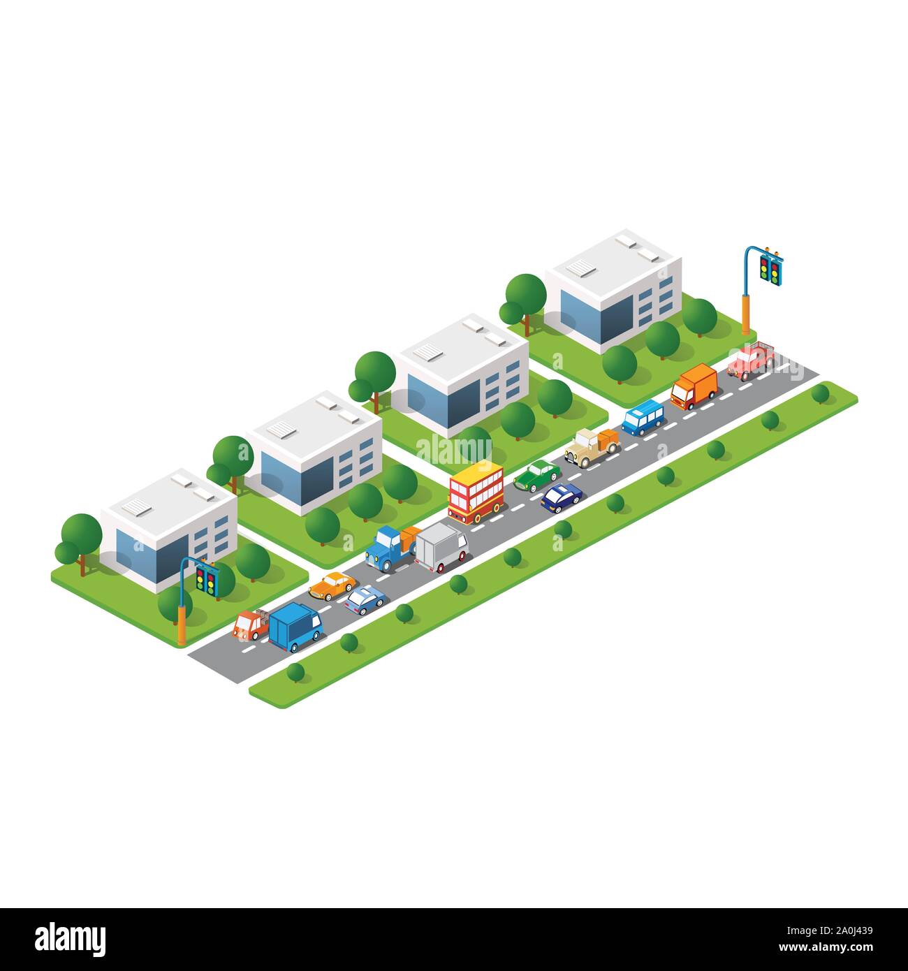 Isometric 3D module block Stock Vector Image & Art - Alamy