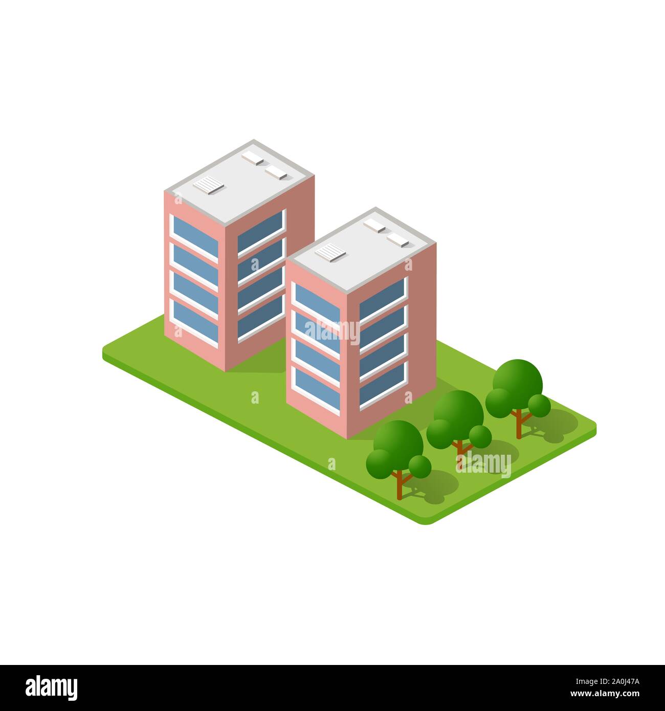 Isometric 3D module block Stock Vector Image & Art - Alamy