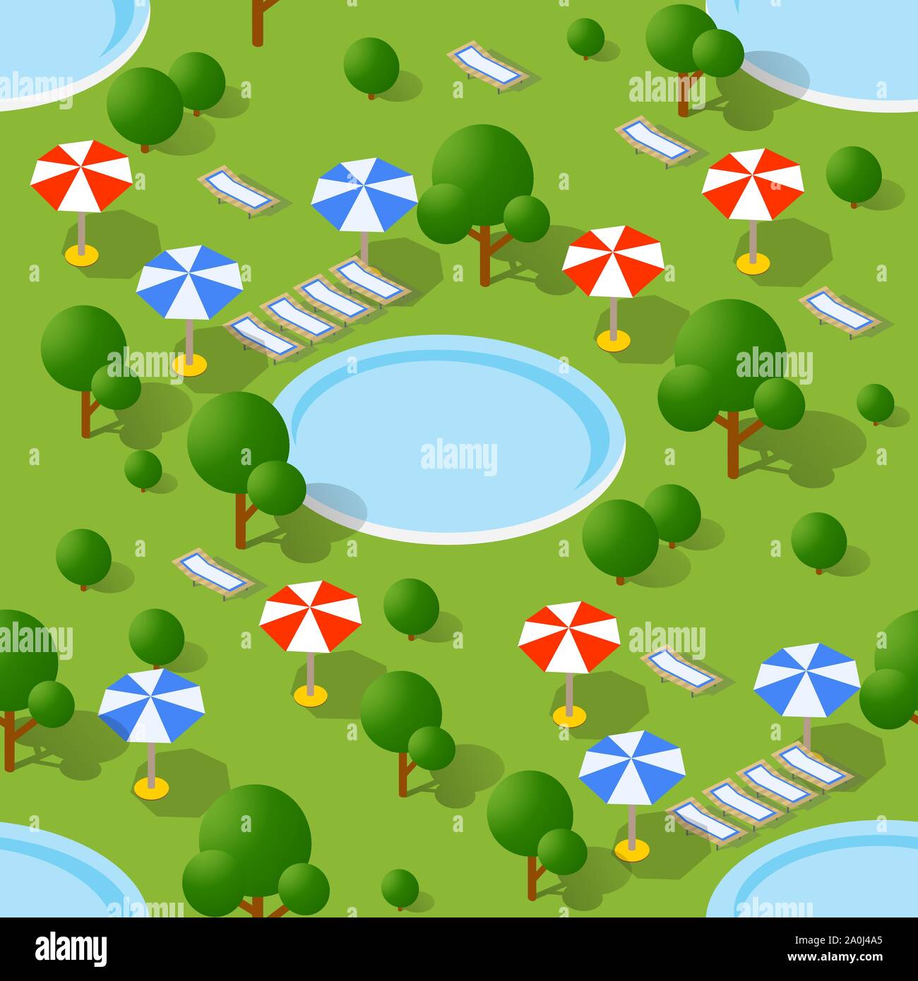 House garden isometric Stock Vector Images - Alamy