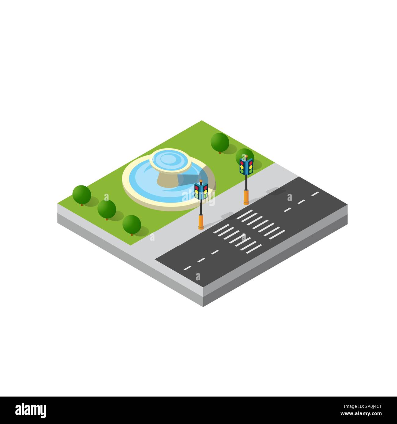 Isometric 3d module district Stock Vector Image & Art - Alamy