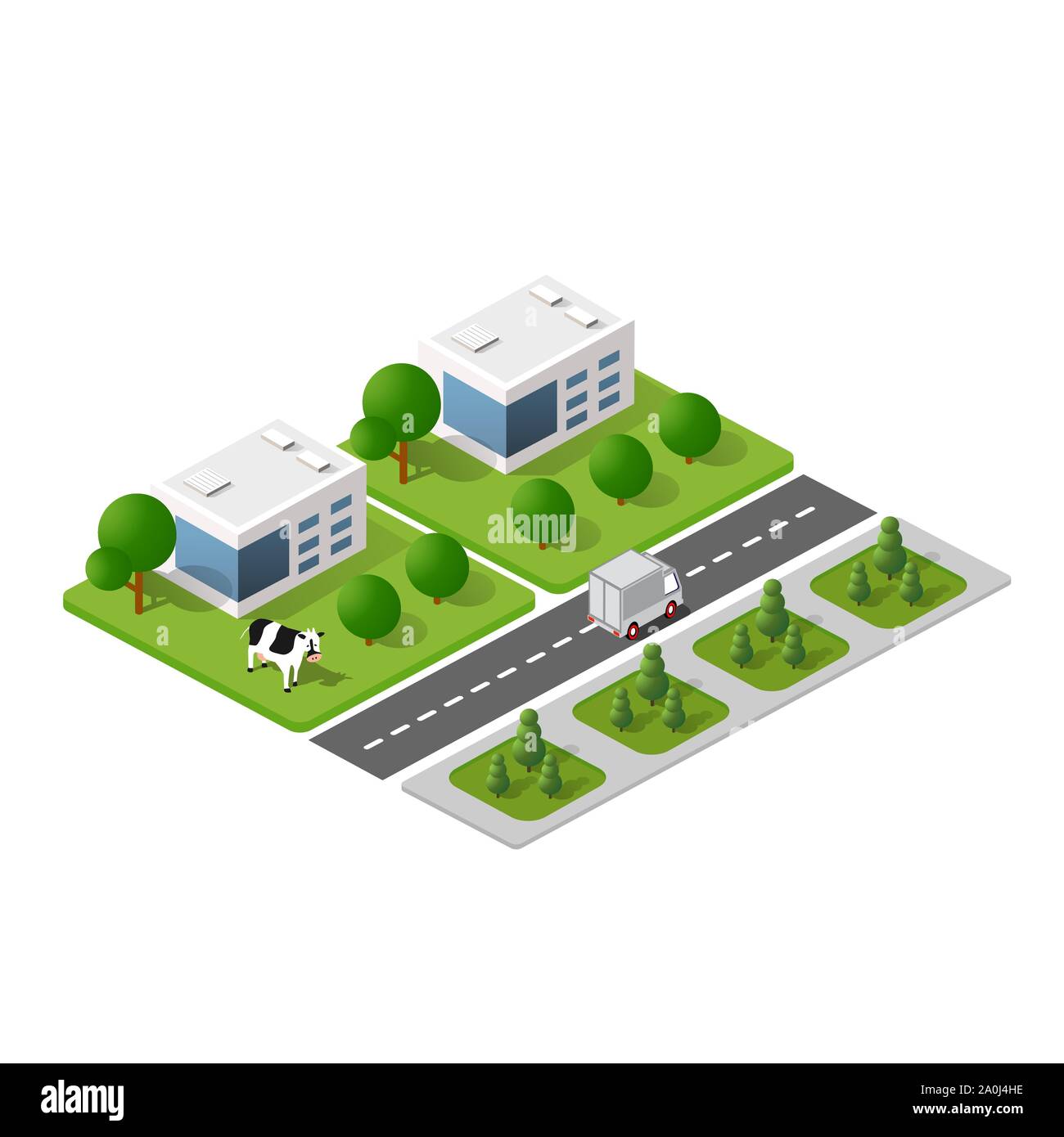 Isometric 3D module block Stock Vector Image & Art - Alamy