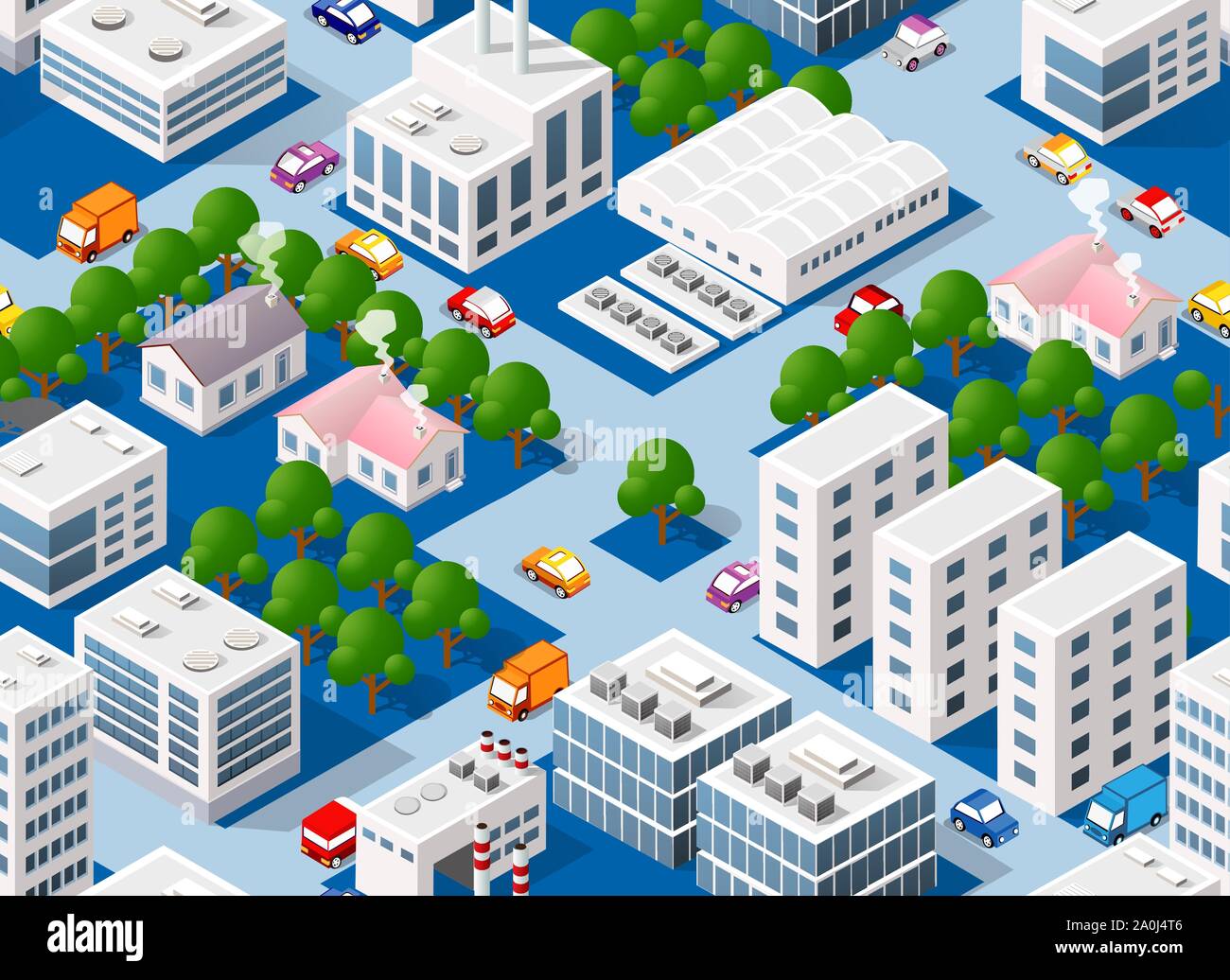 Isometric 3d seamless pattern Stock Vector Image & Art - Alamy