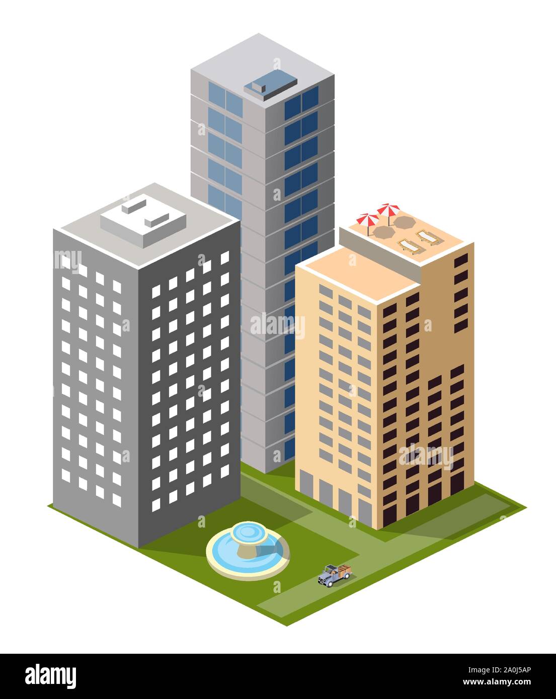 Isometric 3d module block Stock Vector Image & Art - Alamy