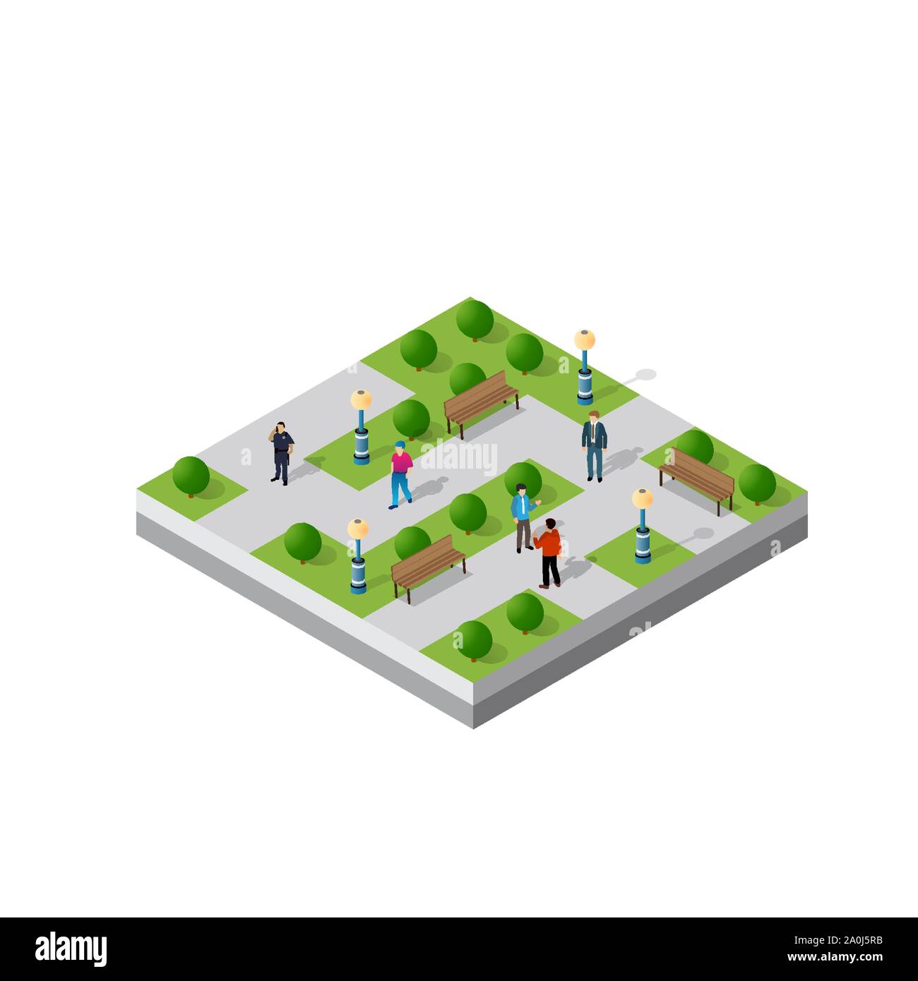 Isometric business women Cut Out Stock Images & Pictures - Alamy