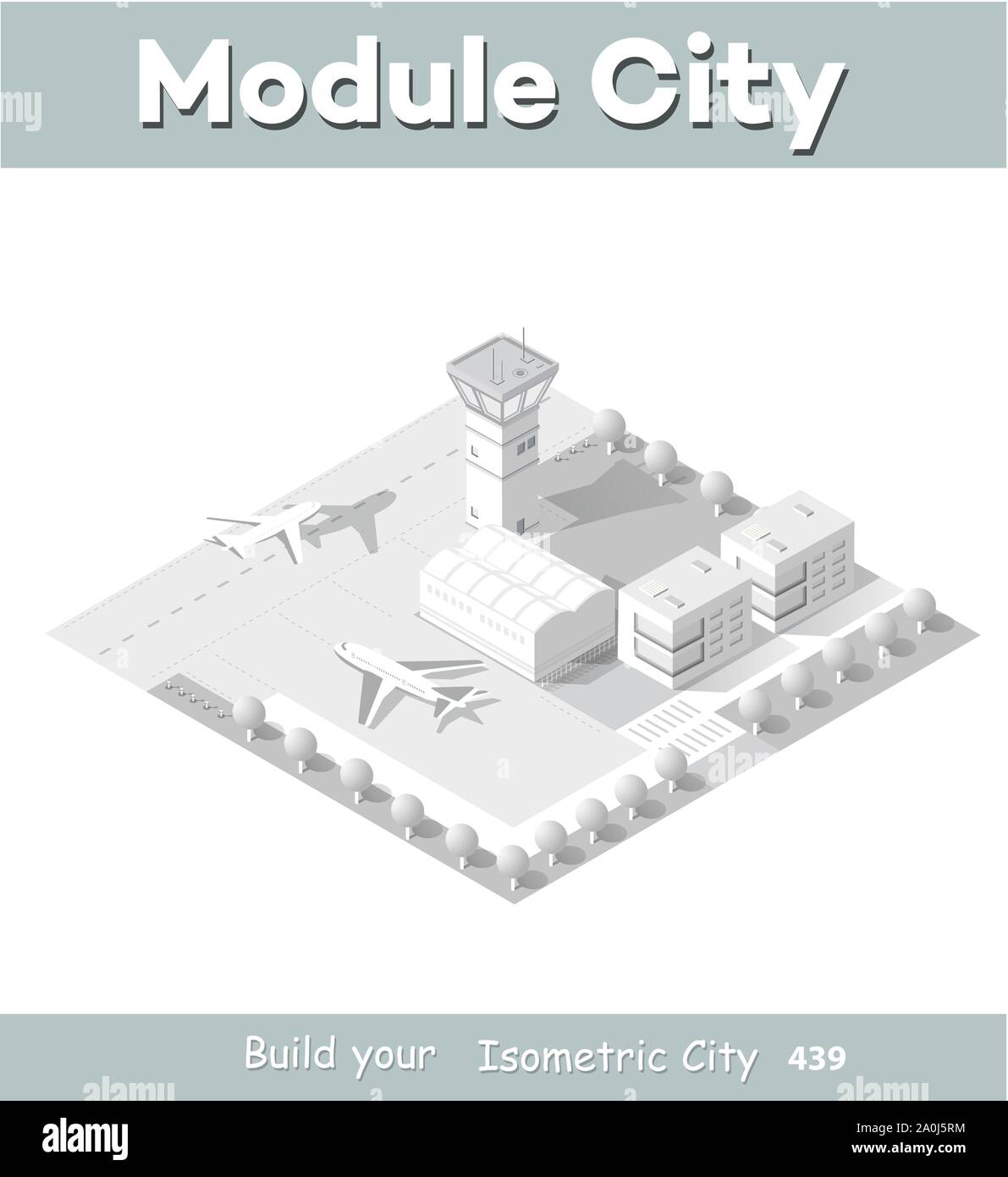 Runway area Stock Vector Images - Alamy