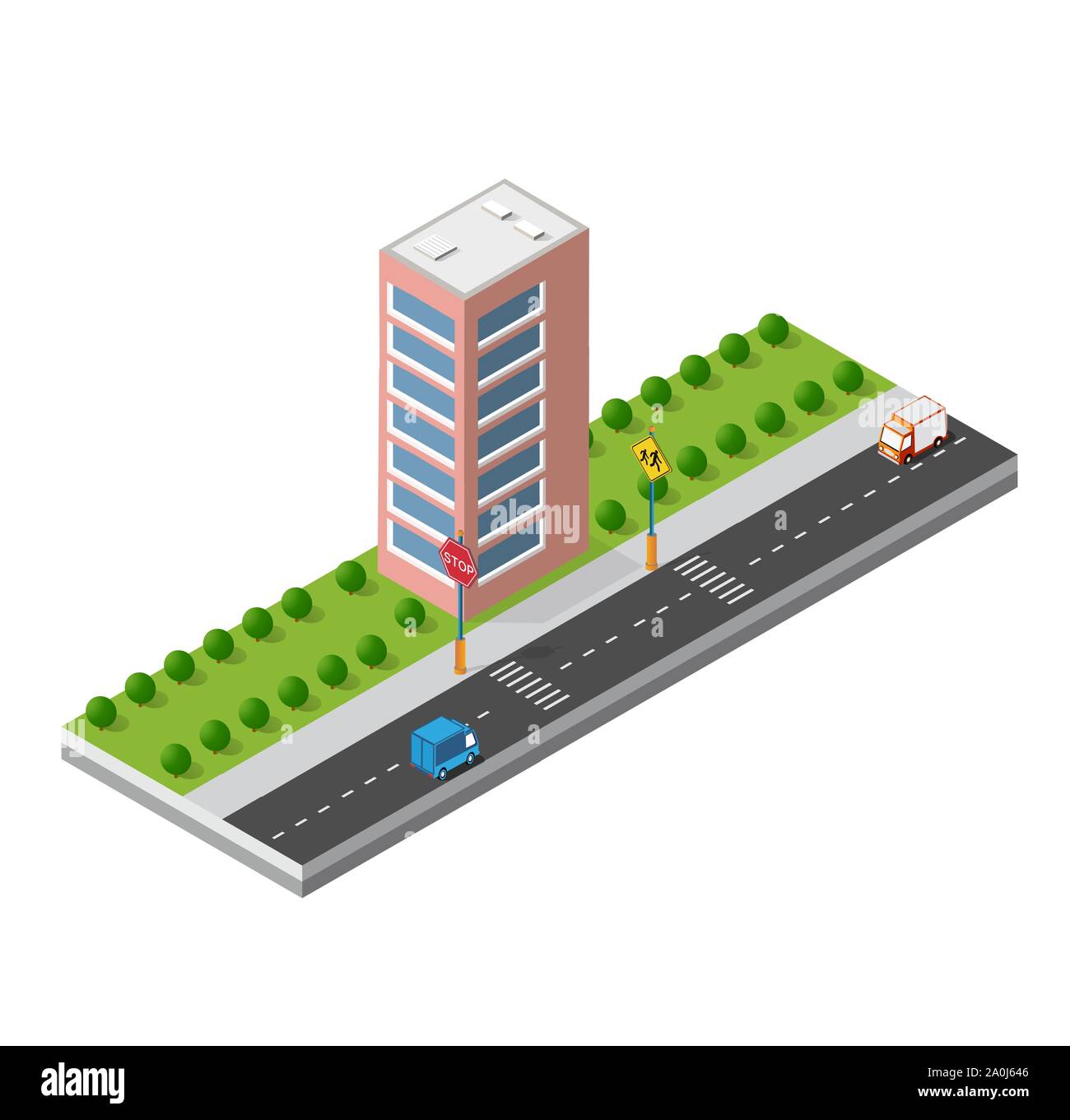 Isometric 3d module block Stock Vector Image & Art - Alamy