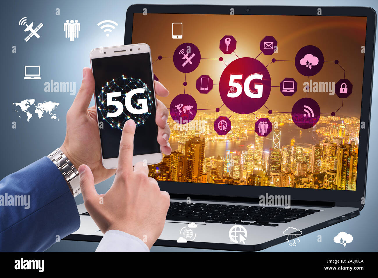 5G technology concept - high internet speed Stock Photo - Alamy