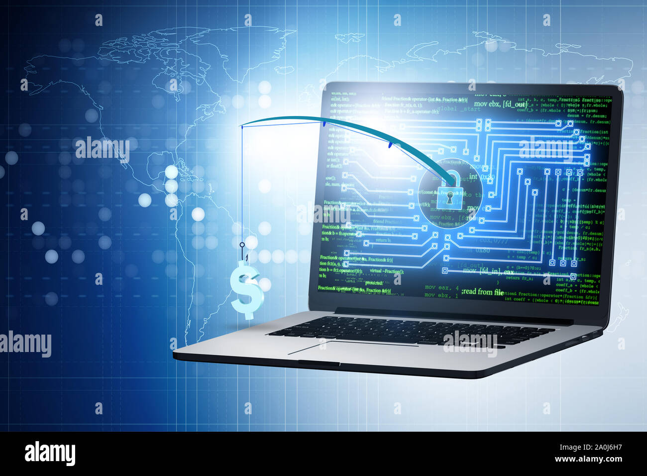 The computer and online security concept Stock Photo - Alamy