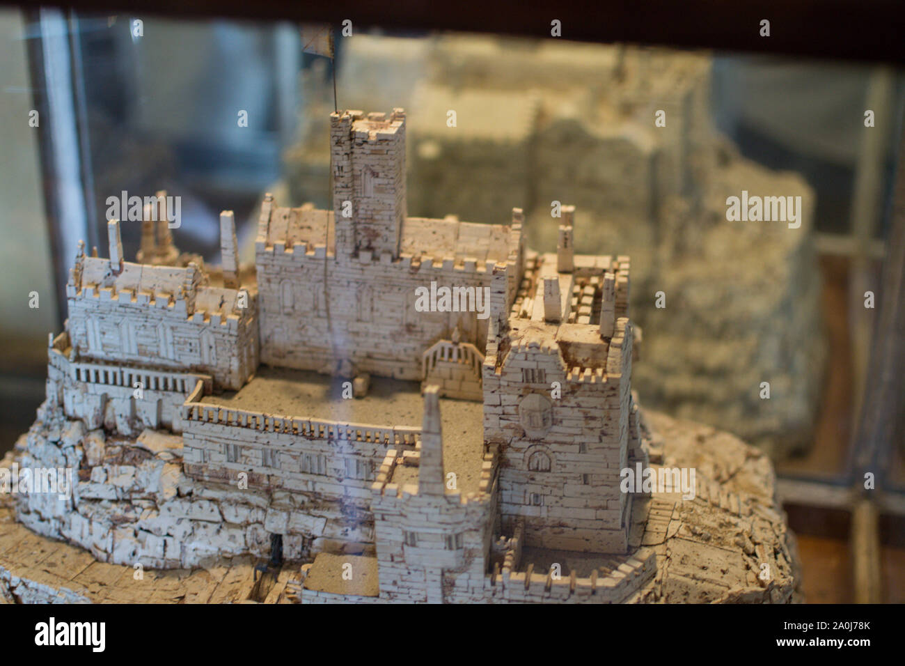 Cork Model of St Michael's Mount created by former Butler of the castle ...