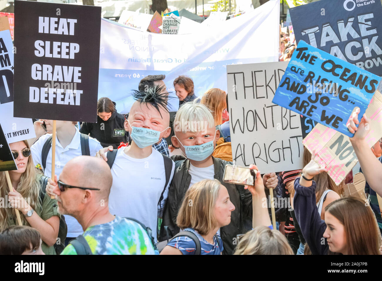 Westminster, London, UK, 20th Sep 2019. Tens of thousands of children ...