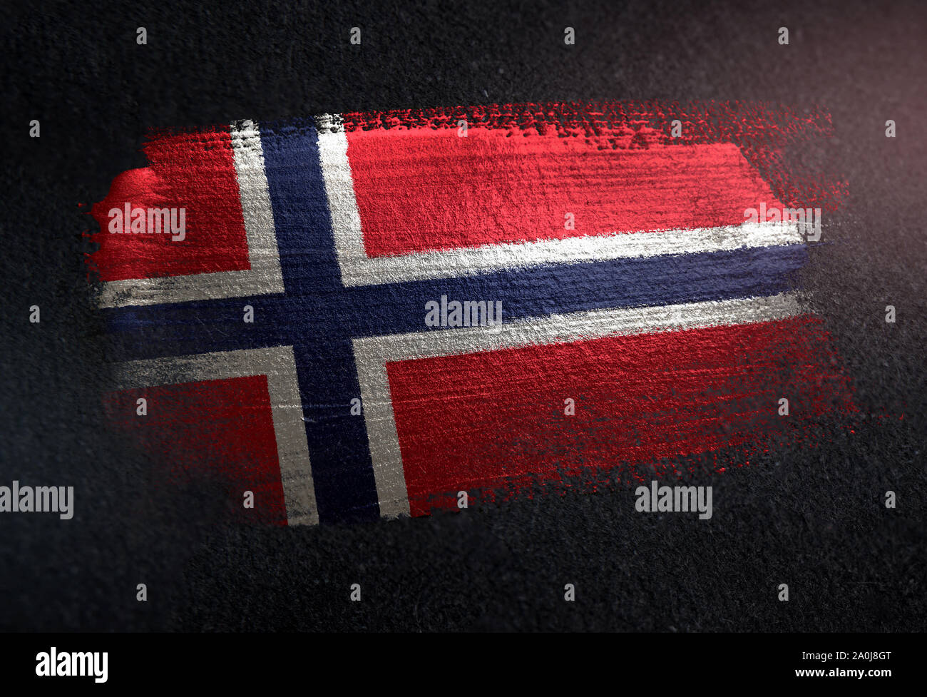 Norwegian Black Metal Flag