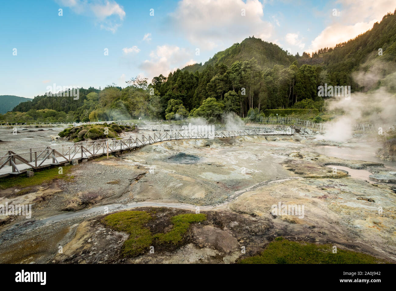Fumaroles furnas lake hi-res stock photography and images - Alamy
