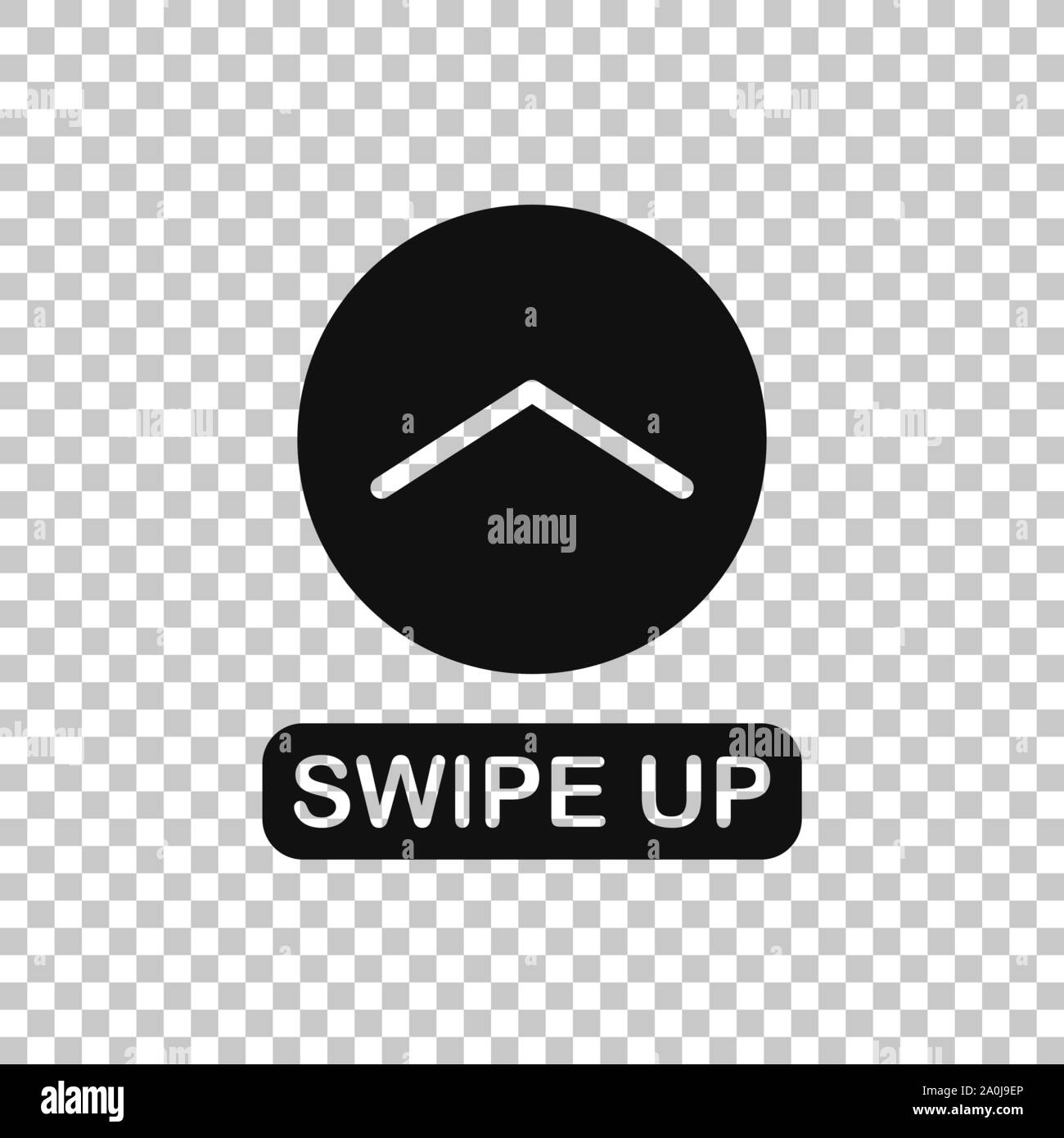 Arrow up, modern flat icon. No background Stock Vector Image & Art - Alamy