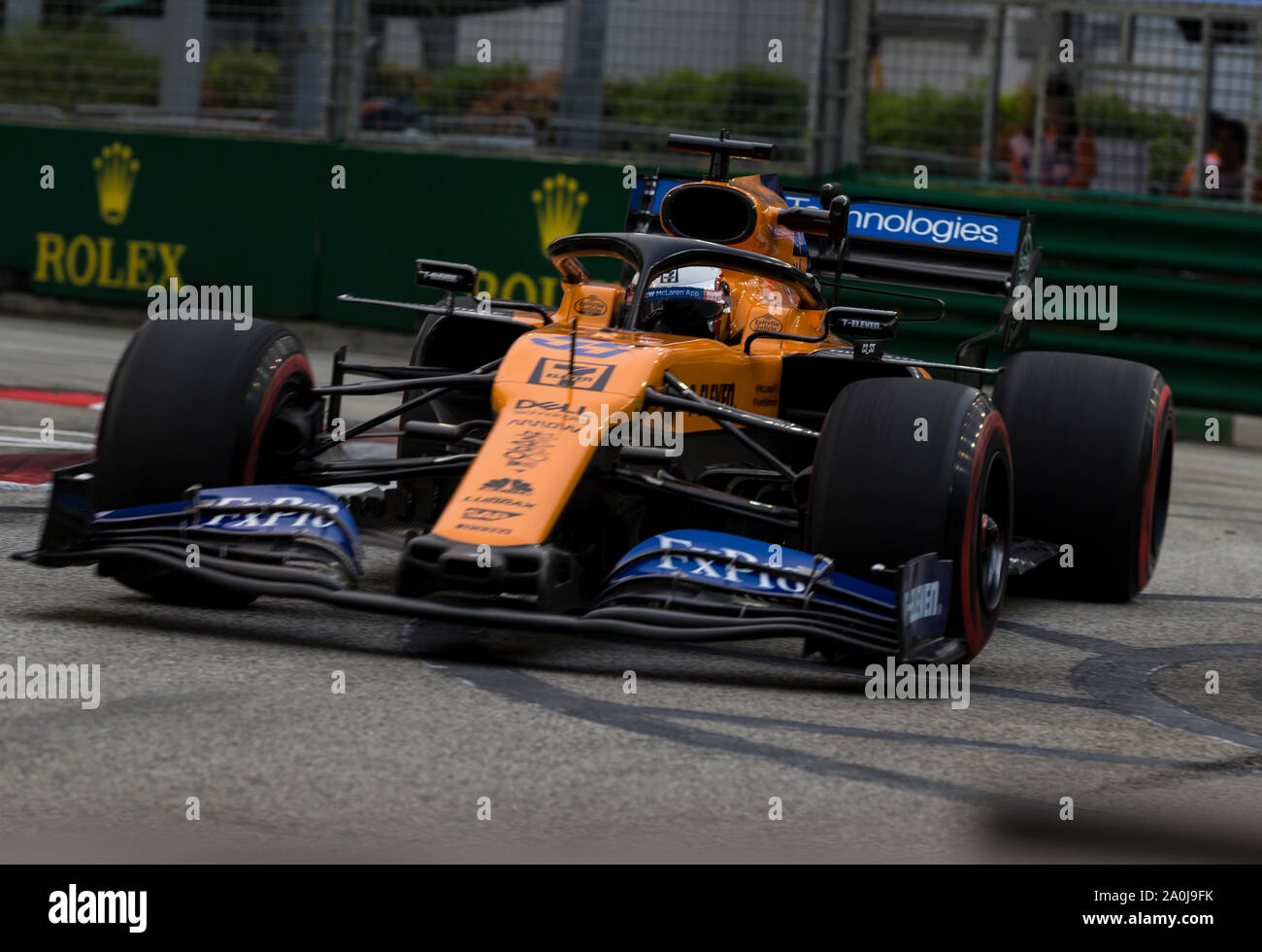 Singapore. 20th Sep, 2019. Formula One, Practice Day; The number 55 ...