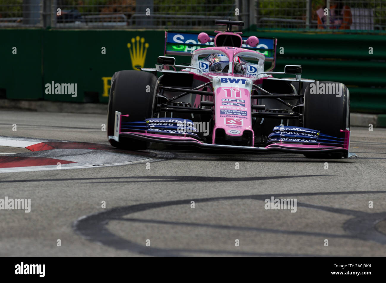 Singapore. 20th Sep, 2019. Formula One, Practice Day; The number 11 ...