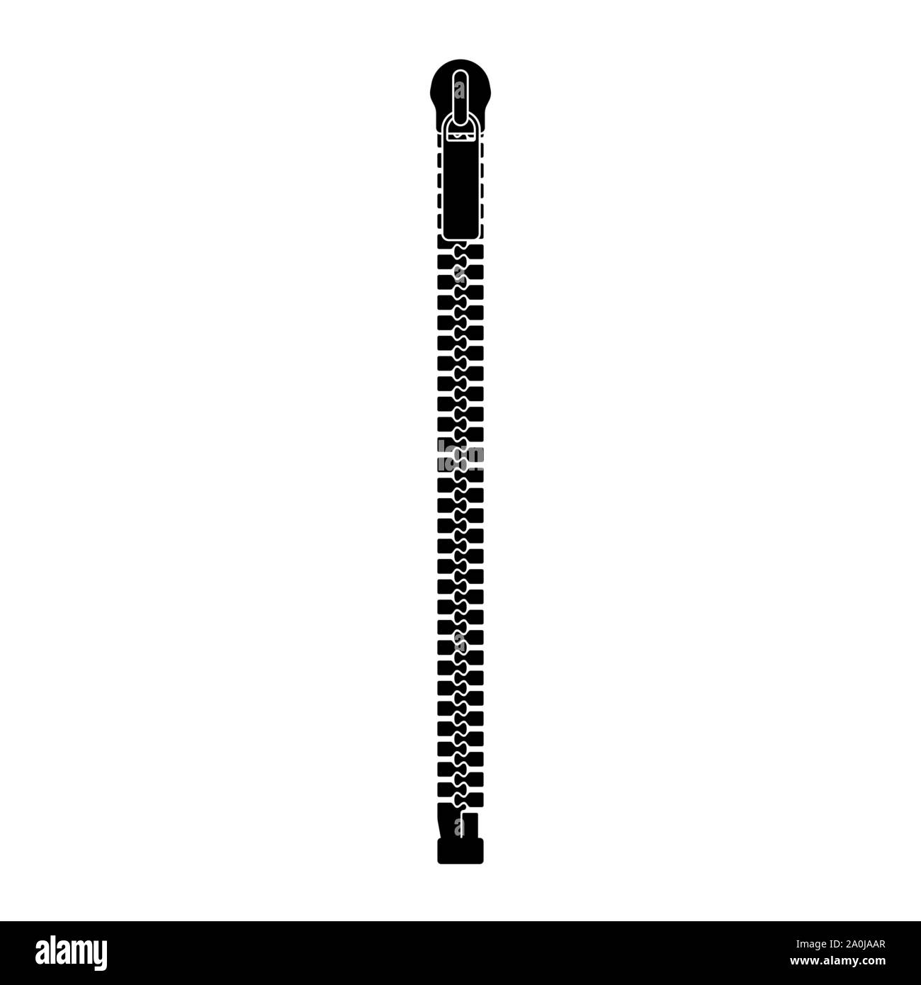 Zipper. Closed zip icon. Vector illustration Stock Vector Image & Art ...