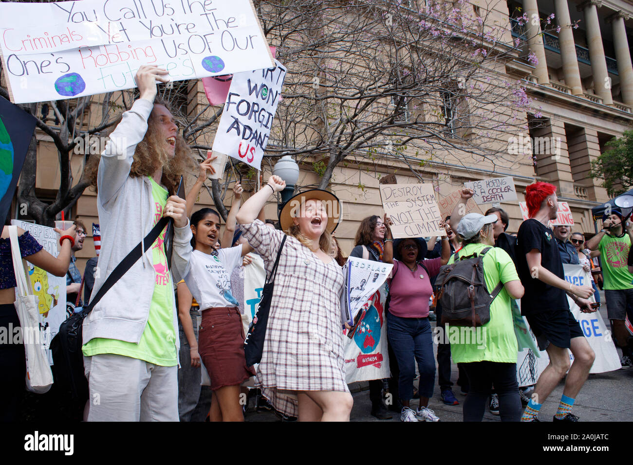 Climate change slogans hi-res stock photography and images - Alamy