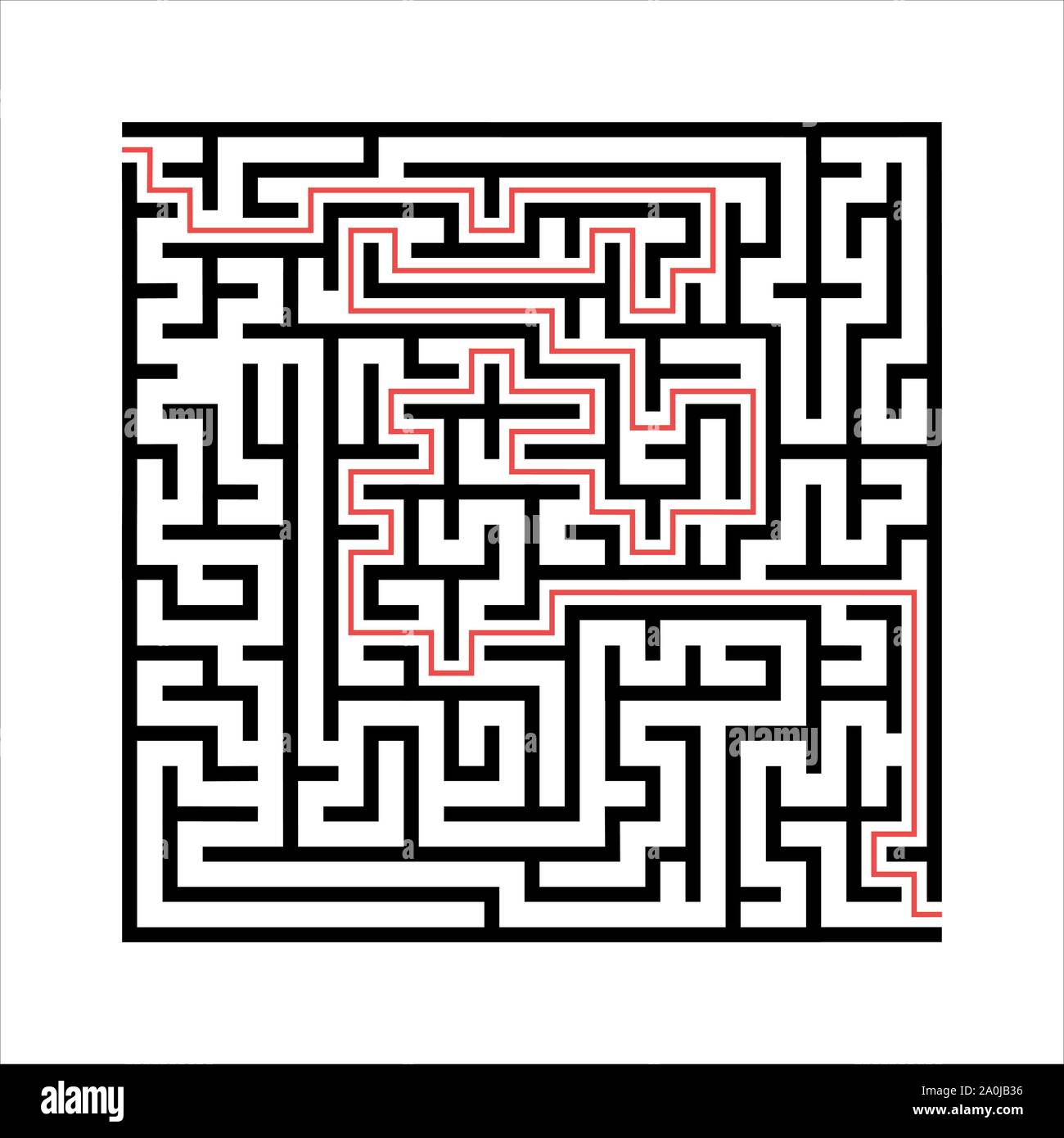 Labyrinth gate Stock Vector Images - Alamy