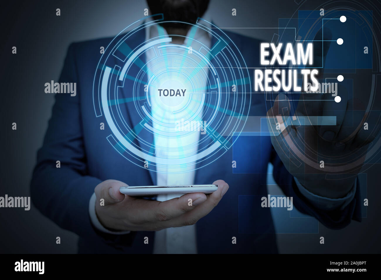 Conceptual hand writing showing Exam Results. Concept meaning An ...