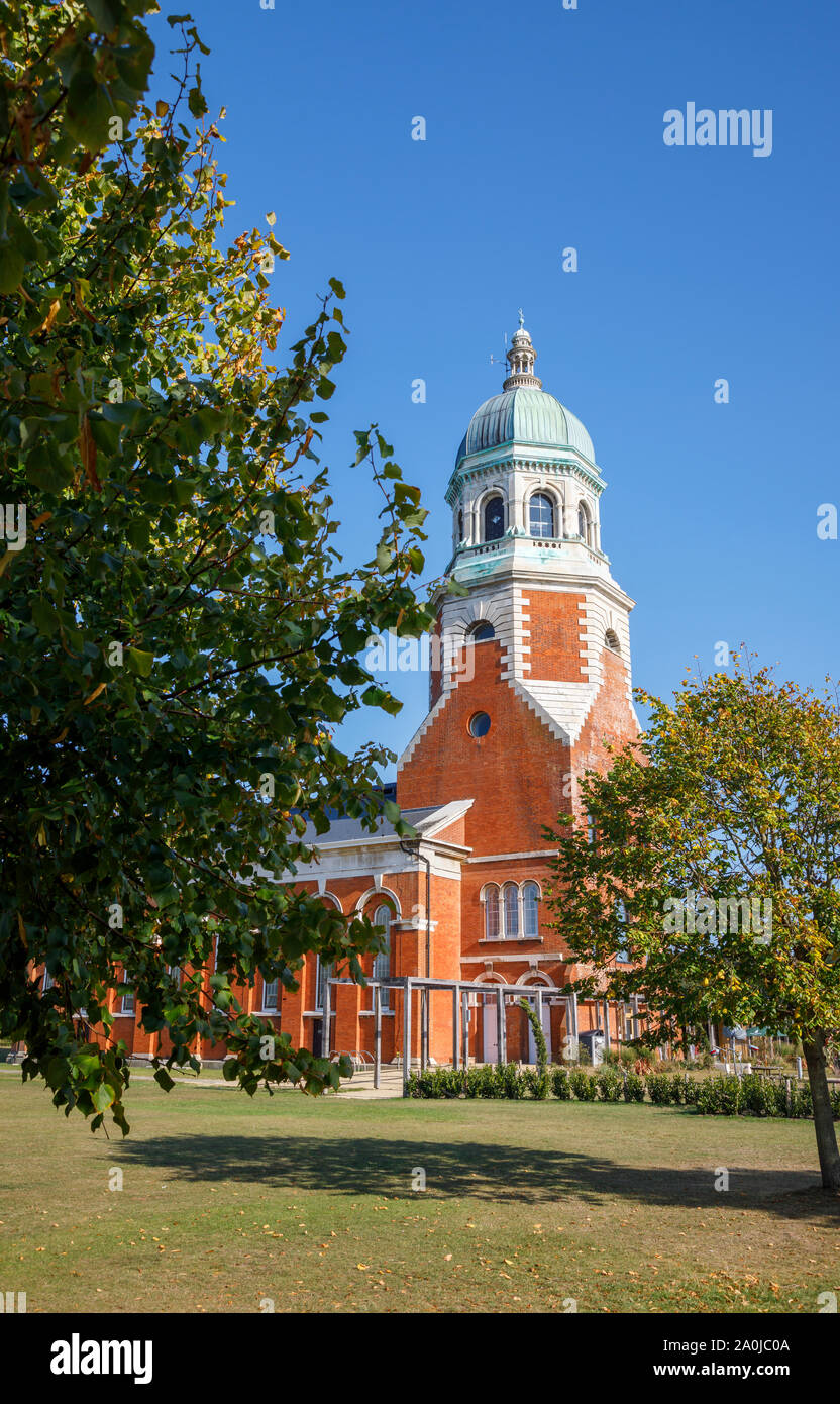 Netley Hospital chapel building, Royal Victoria Country Park, Netley ...