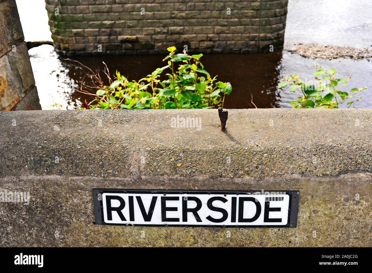 Riverside on the banks of the River Ribble at Preston,UK Stock Photo ...