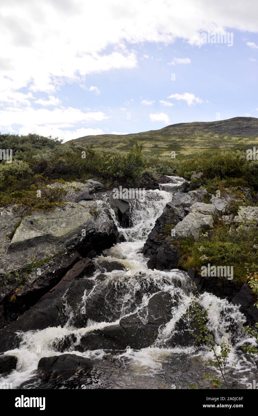 Rock waterfall norway mountain hi-res stock photography and images - Alamy