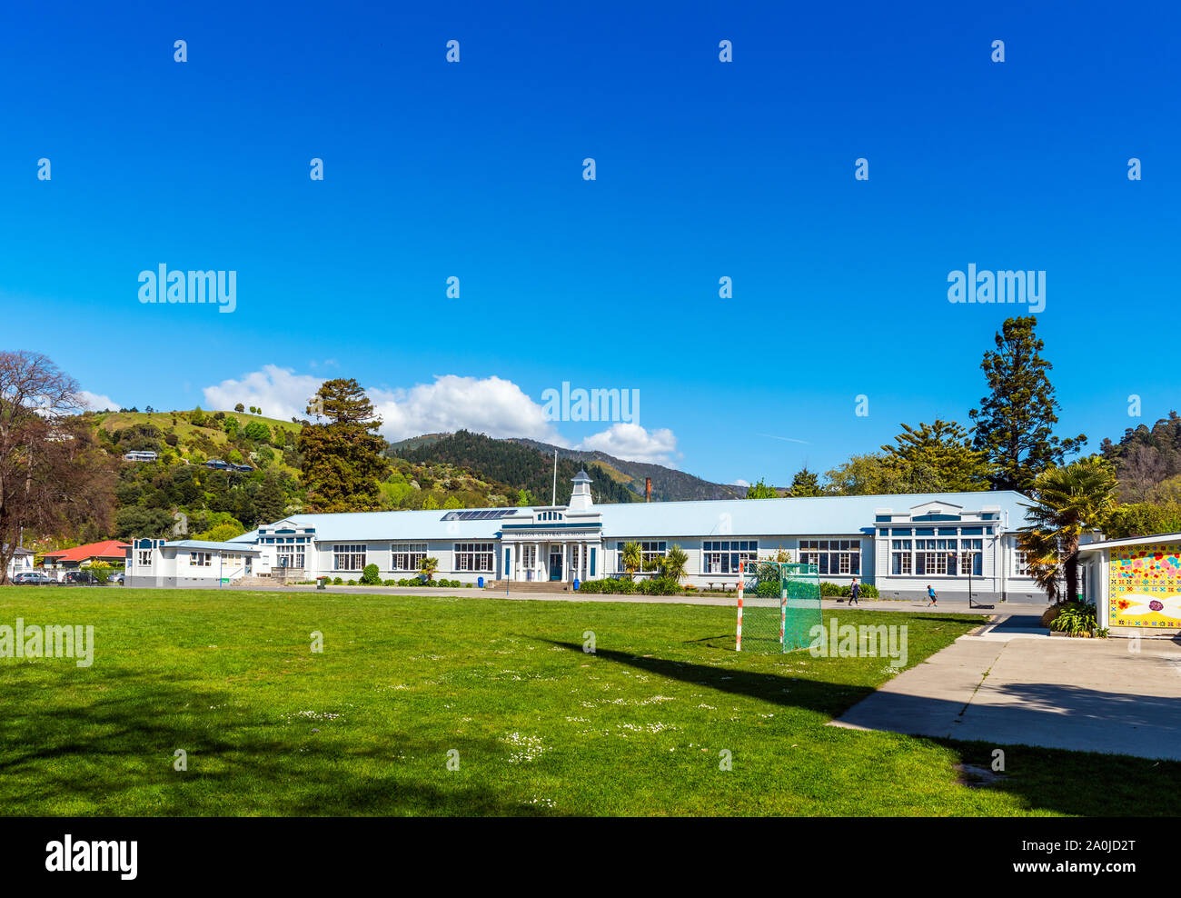 NELSON, NEW ZEALAND - OCTOBER 16, 2018: Nelson Central School Building ...