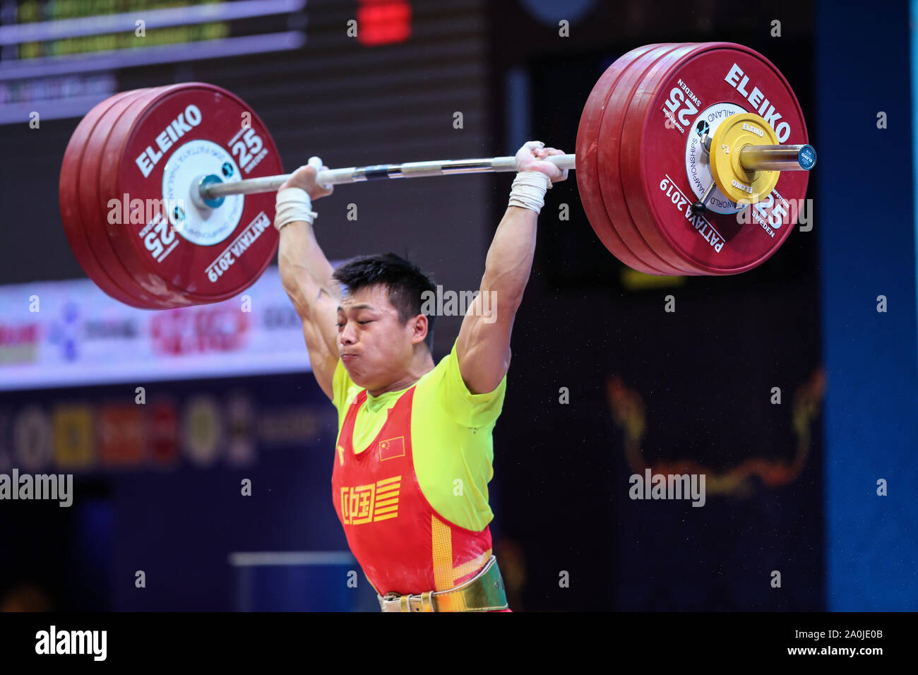 Pattaya, Thailand. 20th Sep, 2019. Chen Lijun of China competes during ...