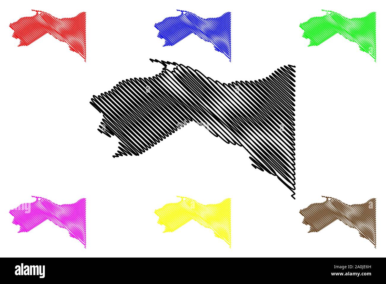 Colon Department (Republic of Honduras, Departments of Honduras) map ...