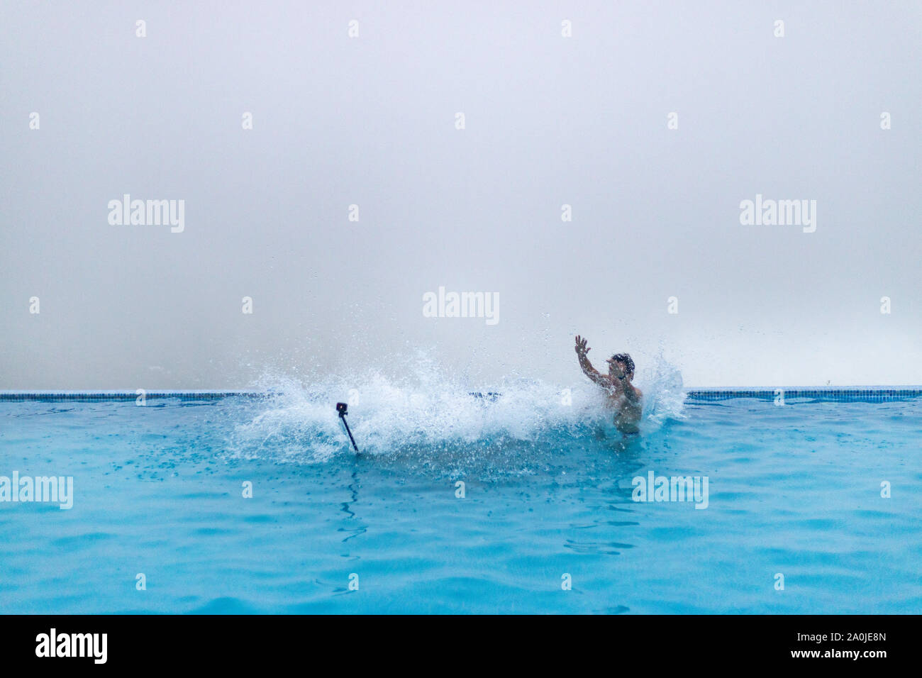 Person diving board hi-res stock photography and images - Alamy