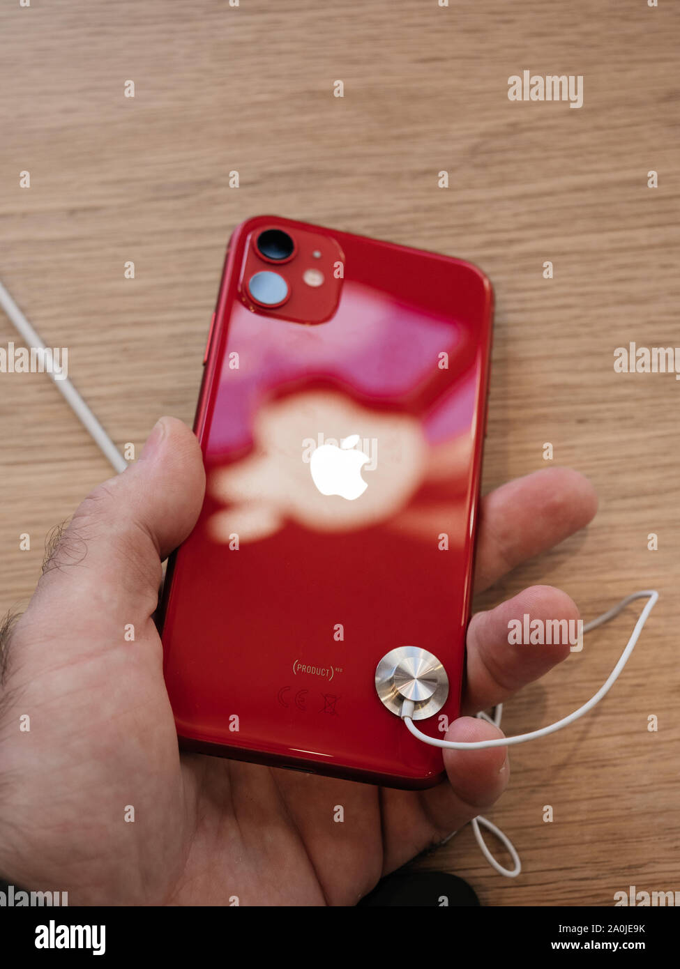 Iphone 11 red hi-res stock photography and images - Alamy