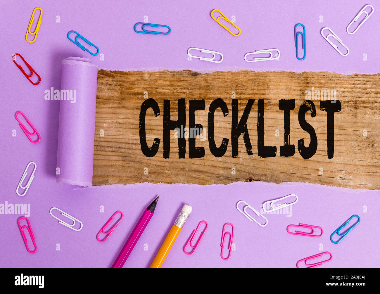 Writing note showing Checklist. Business concept for List down of the ...