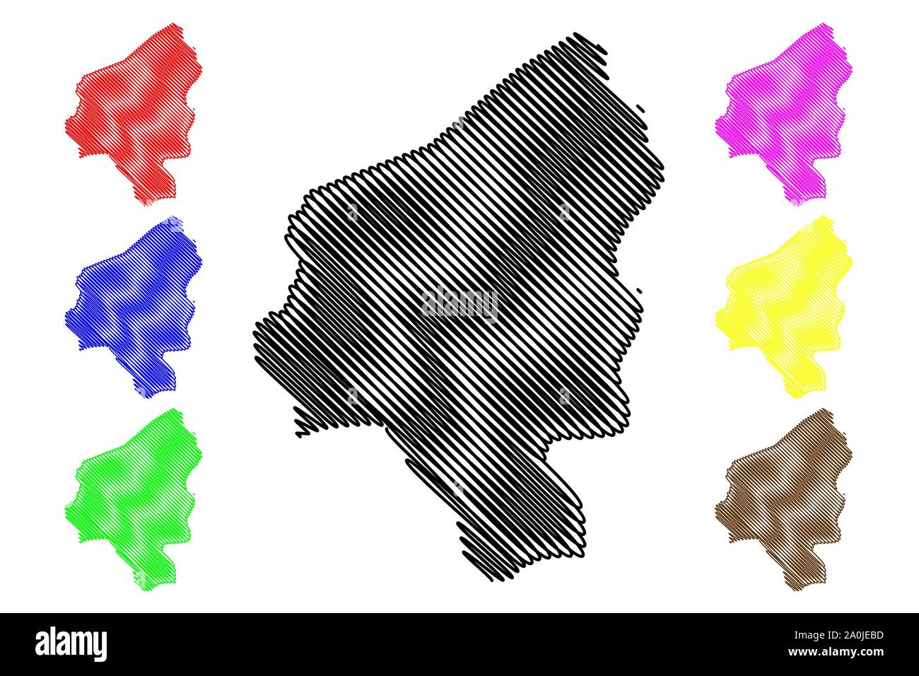 Copan Department (Republic of Honduras, Departments of Honduras) map ...