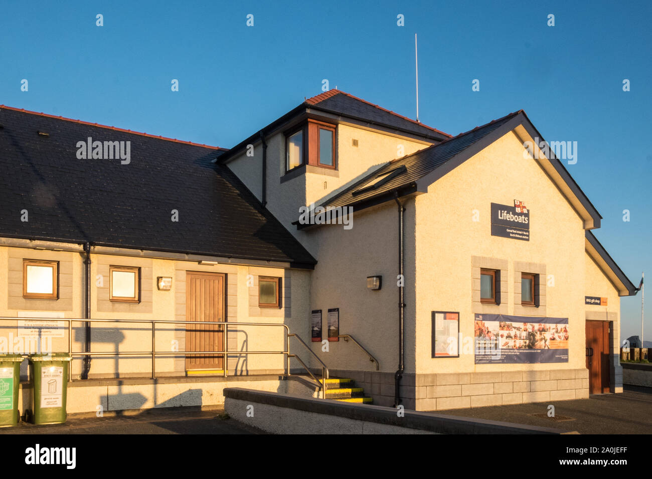 RNLI, Lifeboat,station,Lifeboat Station,Sunny,morning,in,coastal,coast ...