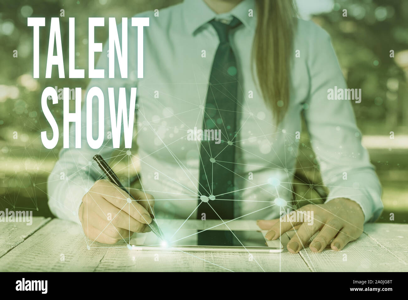 Conceptual hand writing showing Talent Show. Concept meaning ...