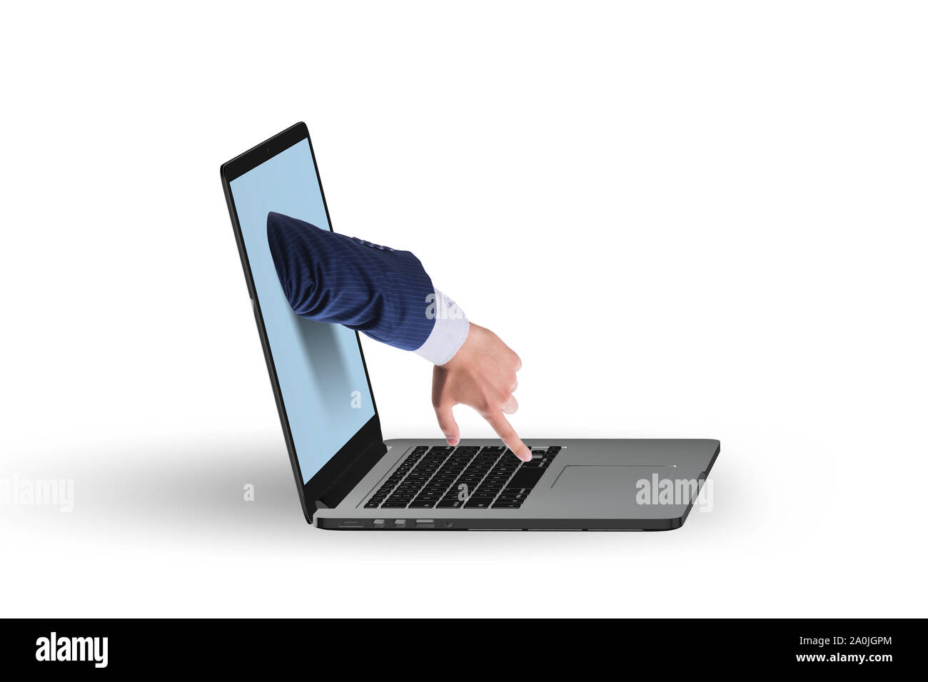 The hacker man trying to steal personal data Stock Photo - Alamy