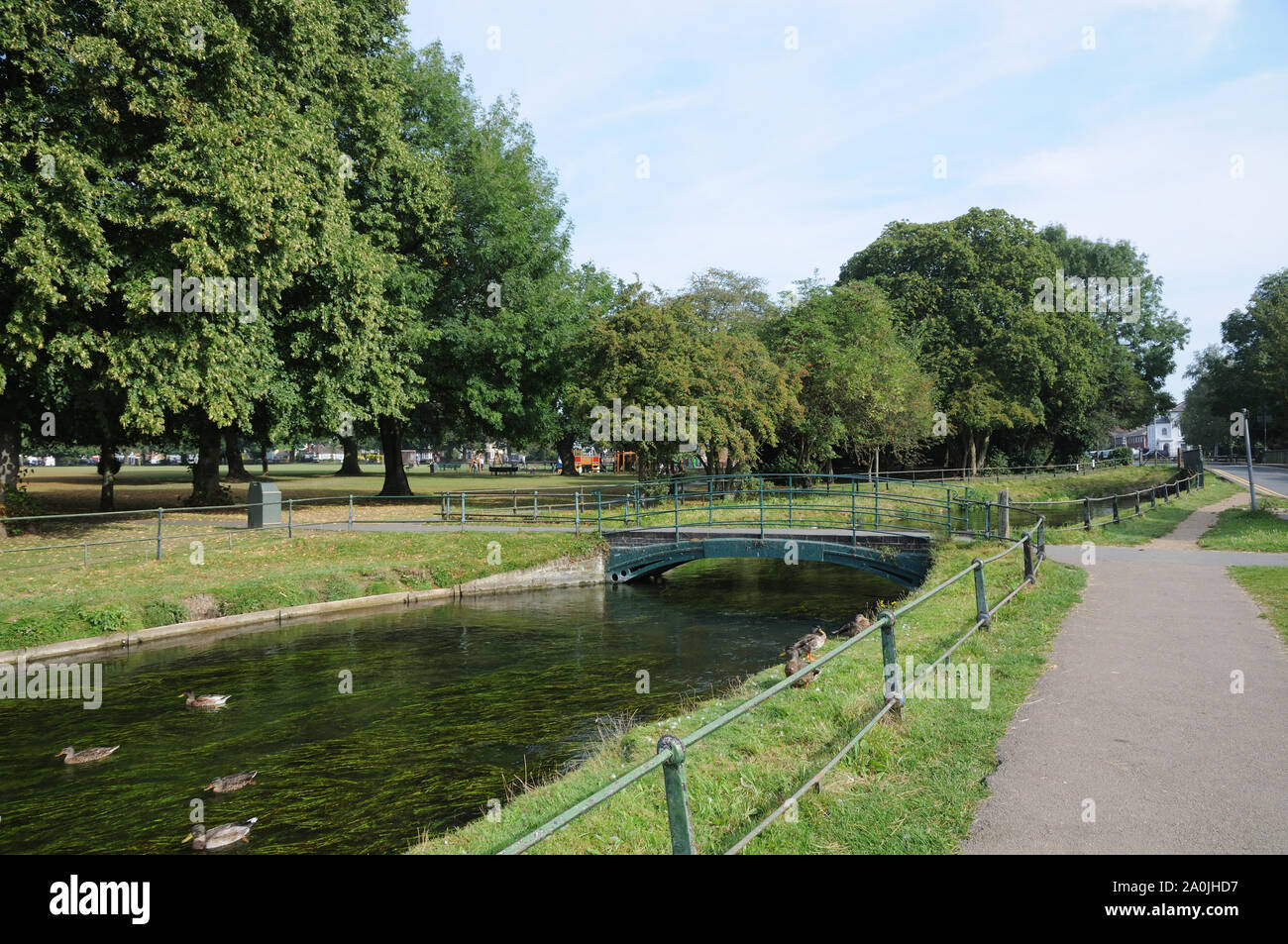 New River, Broxbourne, Hertfordshire Stock Photo - Alamy