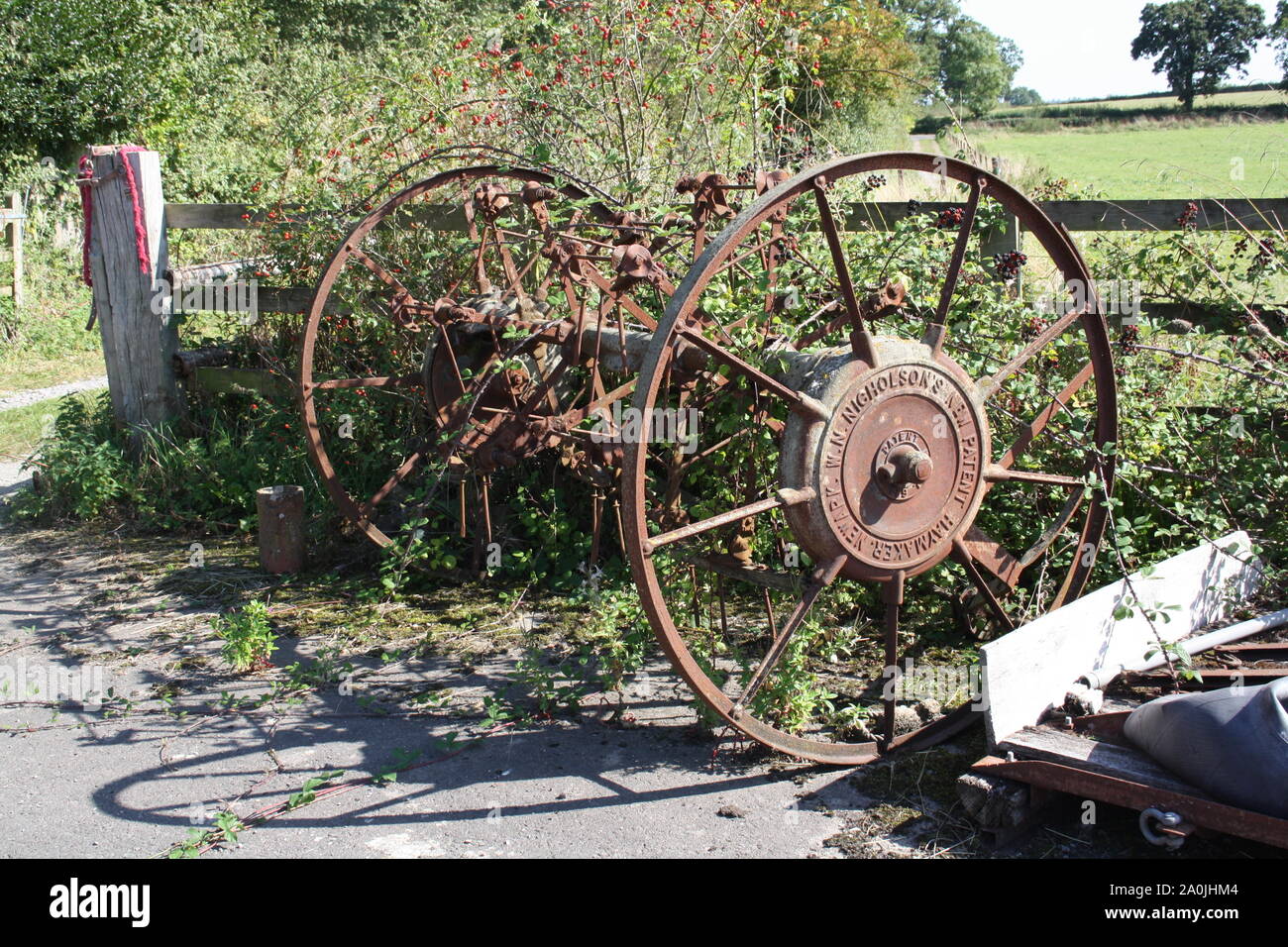 Old Farm Machinery Stock Photo - Alamy
