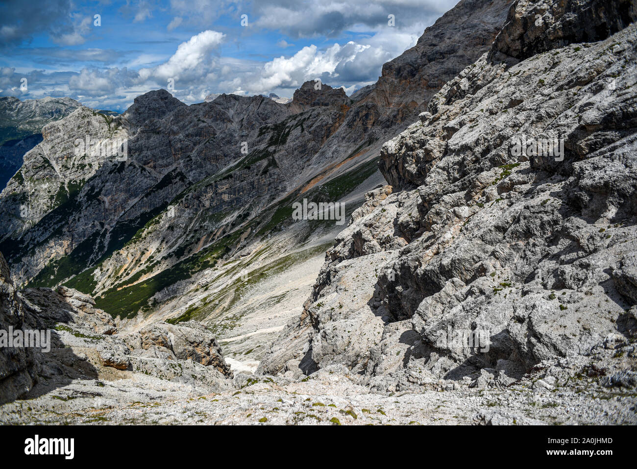Dolomites landscape, rocks and mountains in the UNESCO list in South ...