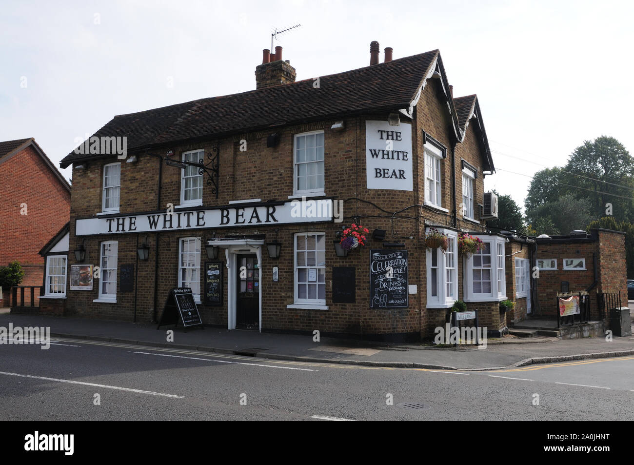 The White Bear, Broxbourne, Hertfordshire, stands on the junction of ...