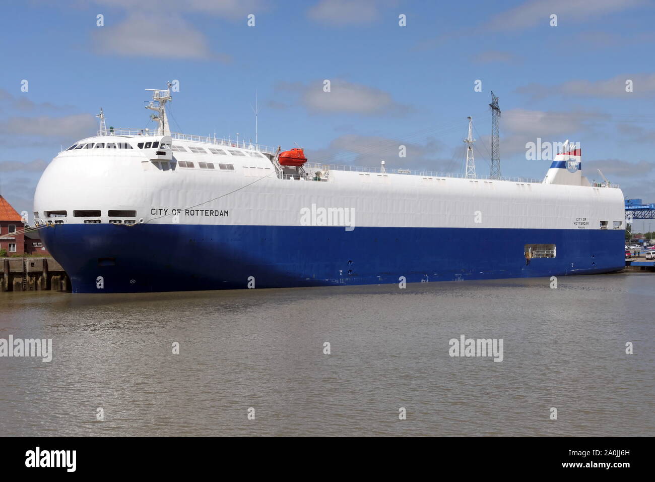 The car carrier City of Rotterdam will be loaded on June 28, 2019 in ...