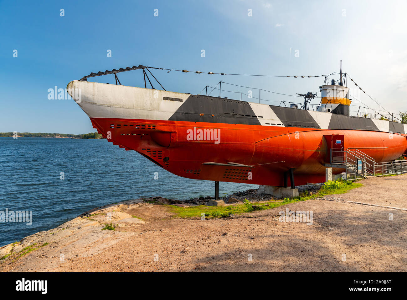 Submarine Vesikko museum in Suomenlinna, Finland Stock Photo - Alamy