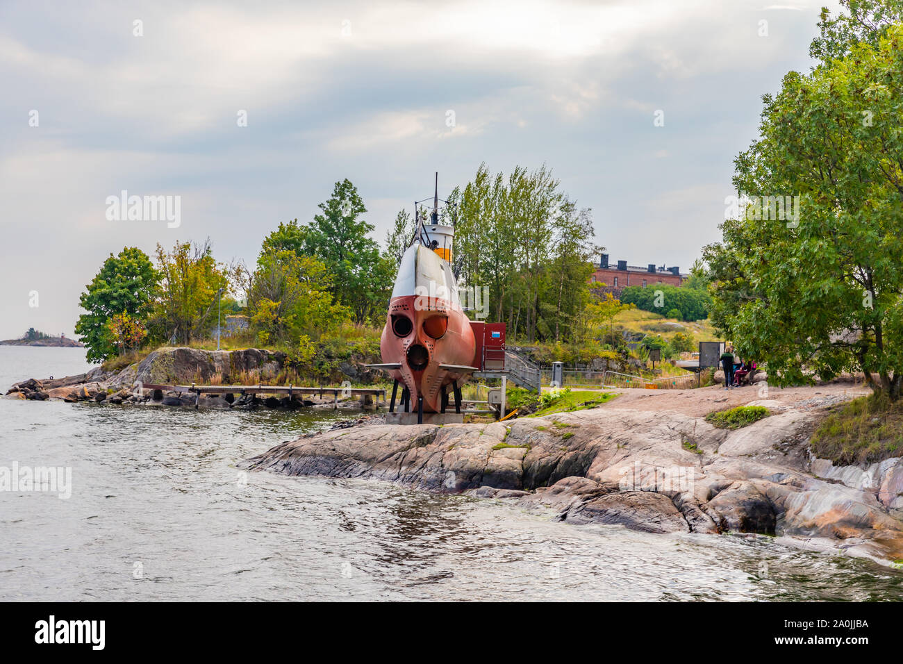 Submarine Vesikko museum in Suomenlinna, Finland Stock Photo - Alamy