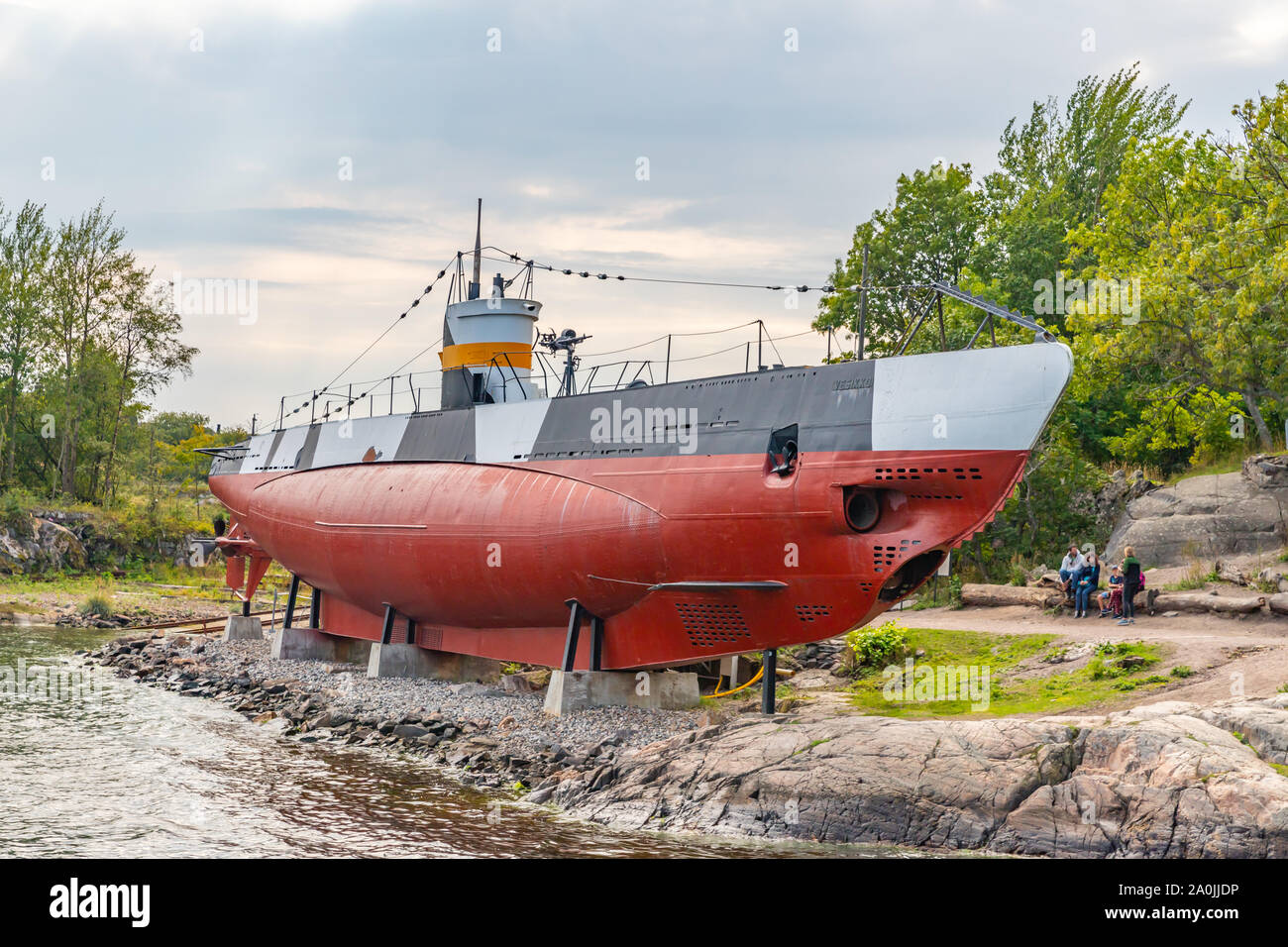 Submarine Vesikko museum in Suomenlinna, Finland Stock Photo - Alamy