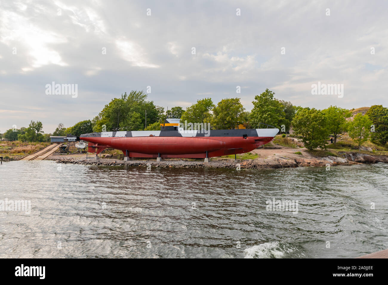 Submarine Vesikko museum in Suomenlinna, Finland Stock Photo - Alamy